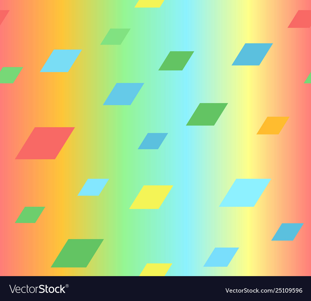 Glowing parallelogram pattern seamless Royalty Free Vector