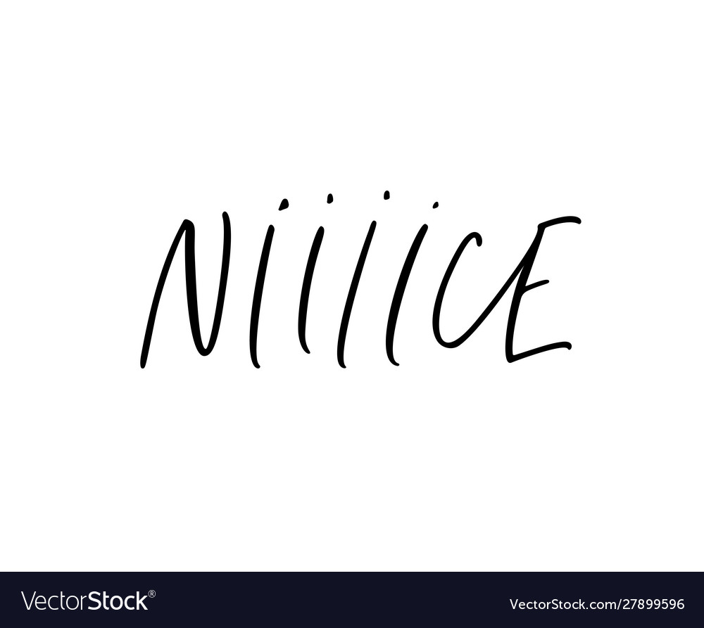 Nice Word Hand Drawn Line Calligraphy Royalty Free Vector nice-word-hand-drawn-line-calligraphy-royalty-free-vector