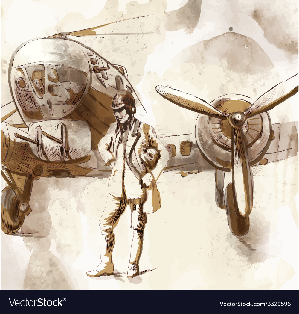 Pilot Royalty Free Vector Image - VectorStock