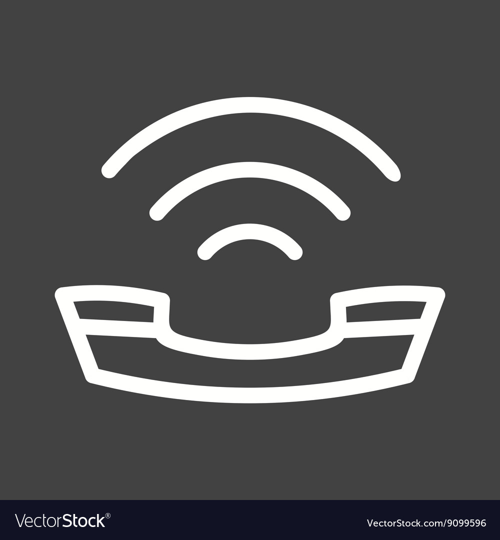 Receive call Royalty Free Vector Image - VectorStock