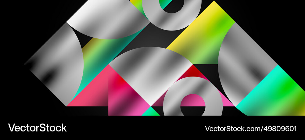 Artistic arrangement of triangles lines and Vector Image