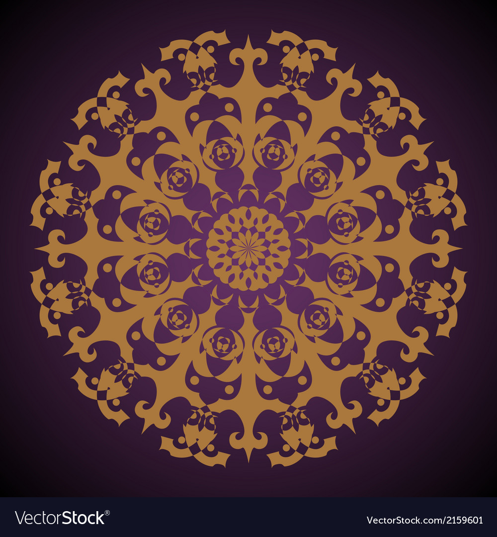 Gothic rosette Royalty Free Vector Image - VectorStock