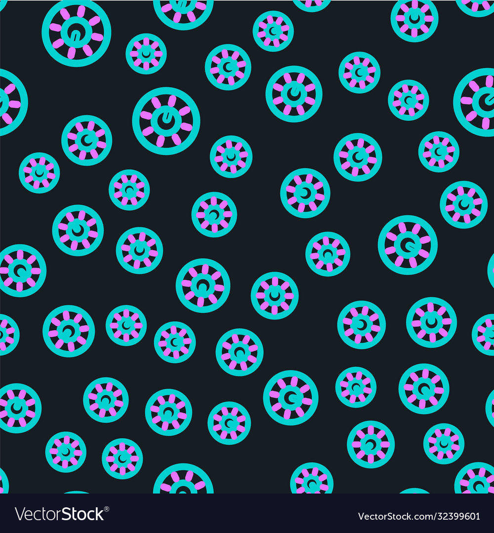 Line dial knob level technology settings icon Vector Image Line dial knob level technology settings icon Vector Image