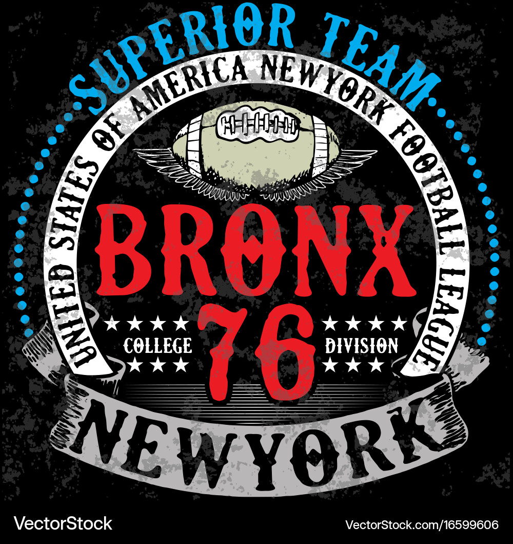 Athletic sport typography t-shirt graphics Vector Image