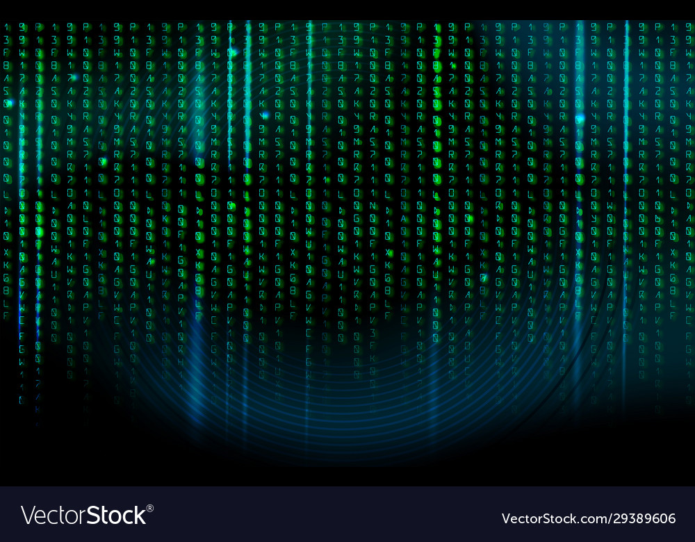 Background matrix abstract Royalty Free Vector Image