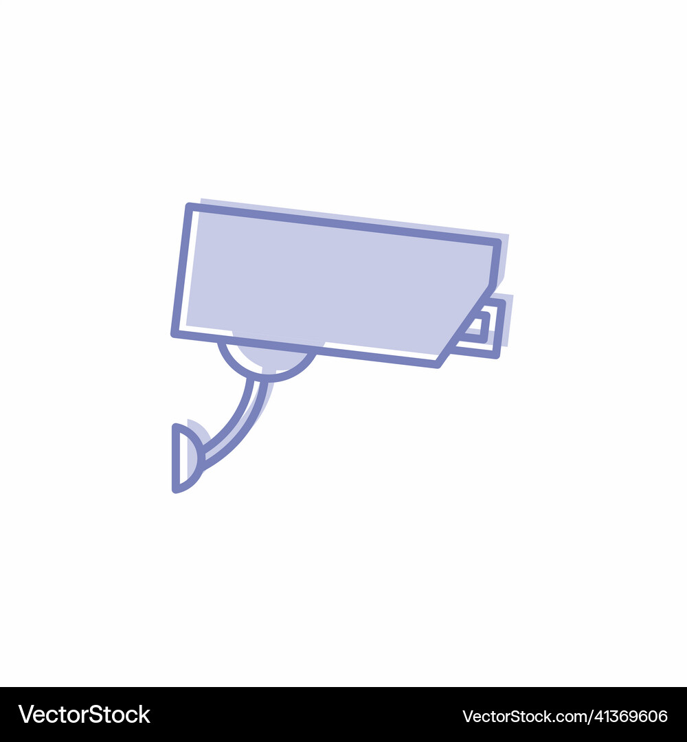 Graphic of - cctv camera - blue twins style Vector Image