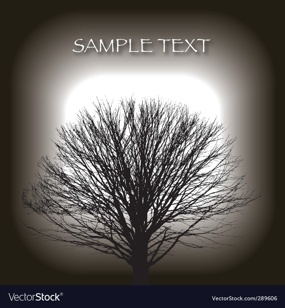 Tree Royalty Free Vector Image - VectorStock