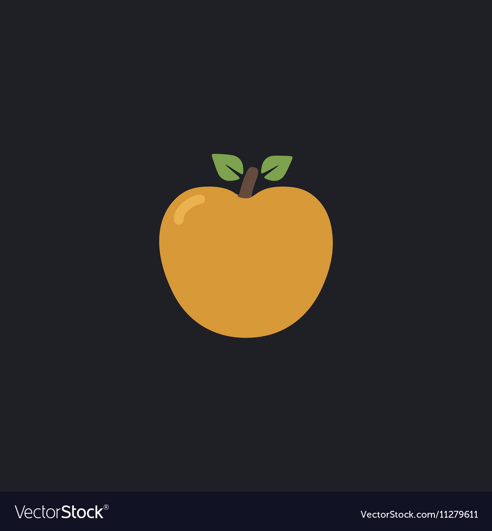 Apple computer symbol Royalty Free Vector Image