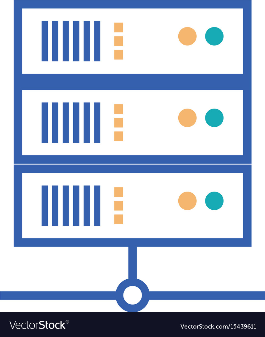 Data base information Royalty Free Vector Image
