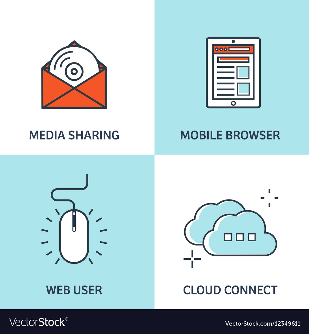 Flat background coding Royalty Free Vector Image