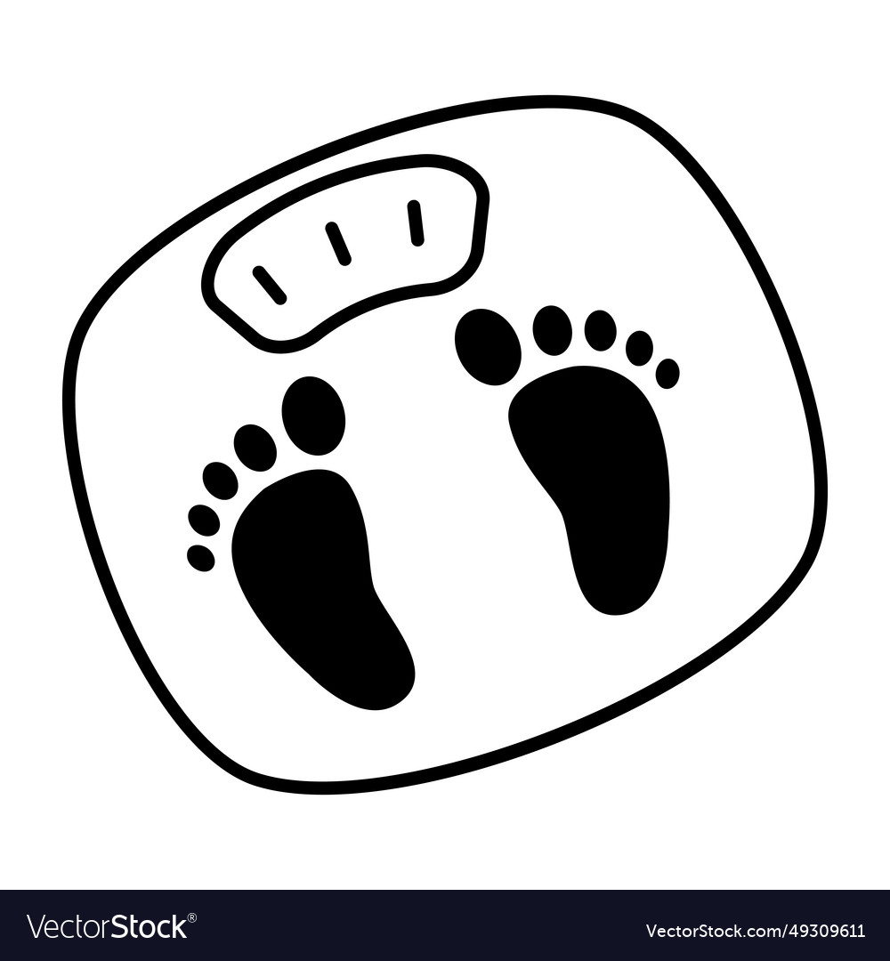 Weight machine Royalty Free Vector Image - VectorStock