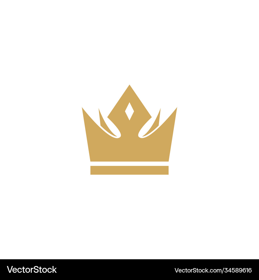 Crown stock template Royalty Free Vector Image