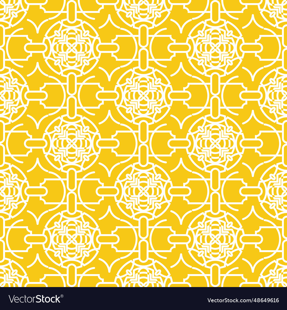 Pattern With Abstract Geometric Elements Vector Image 