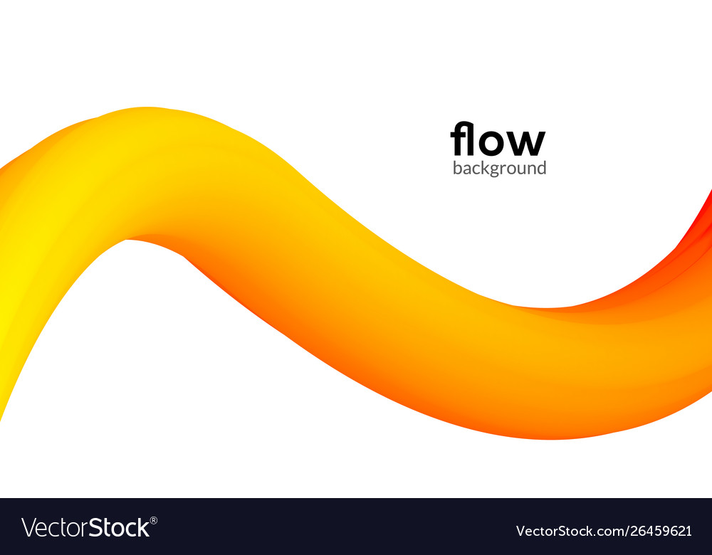 Abstract futuristic flow background wave pattern Vector Image