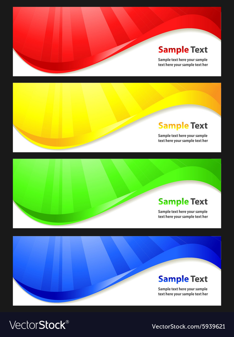 Banner Royalty Free Vector Image - VectorStock