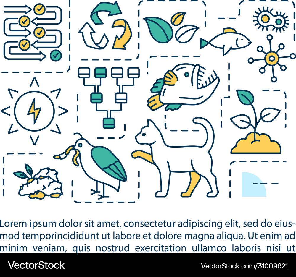 Food chain concept icon with text producer Vector Image