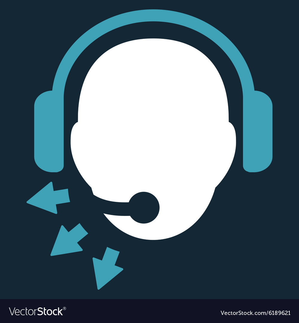 Operator message icon Royalty Free Vector Image