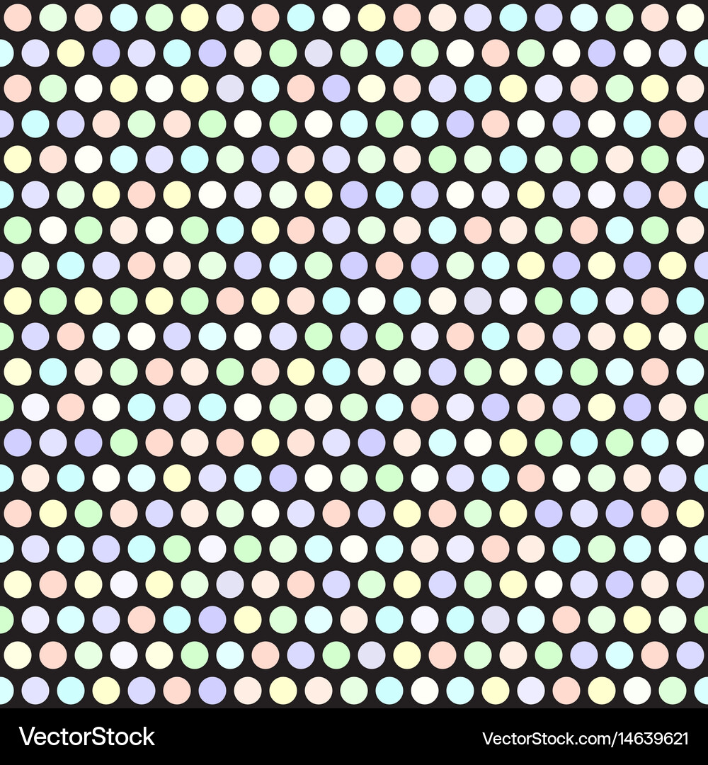 Polka dot pattern seamless geometric Royalty Free Vector