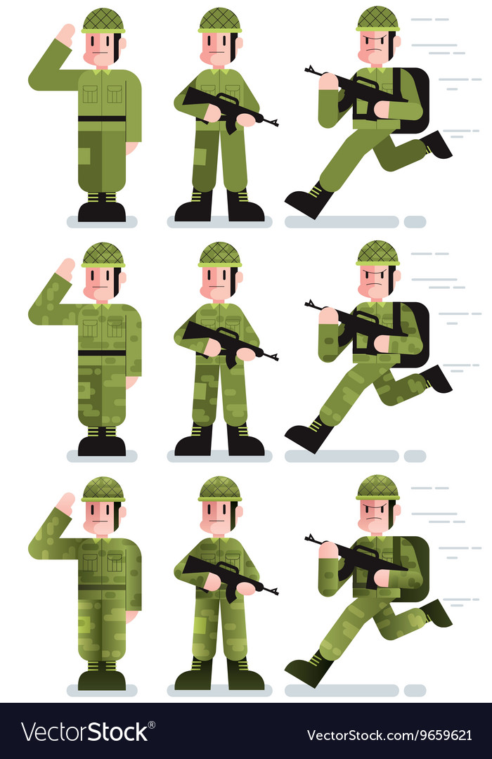 Soldier Royalty Free Vector Image - VectorStock