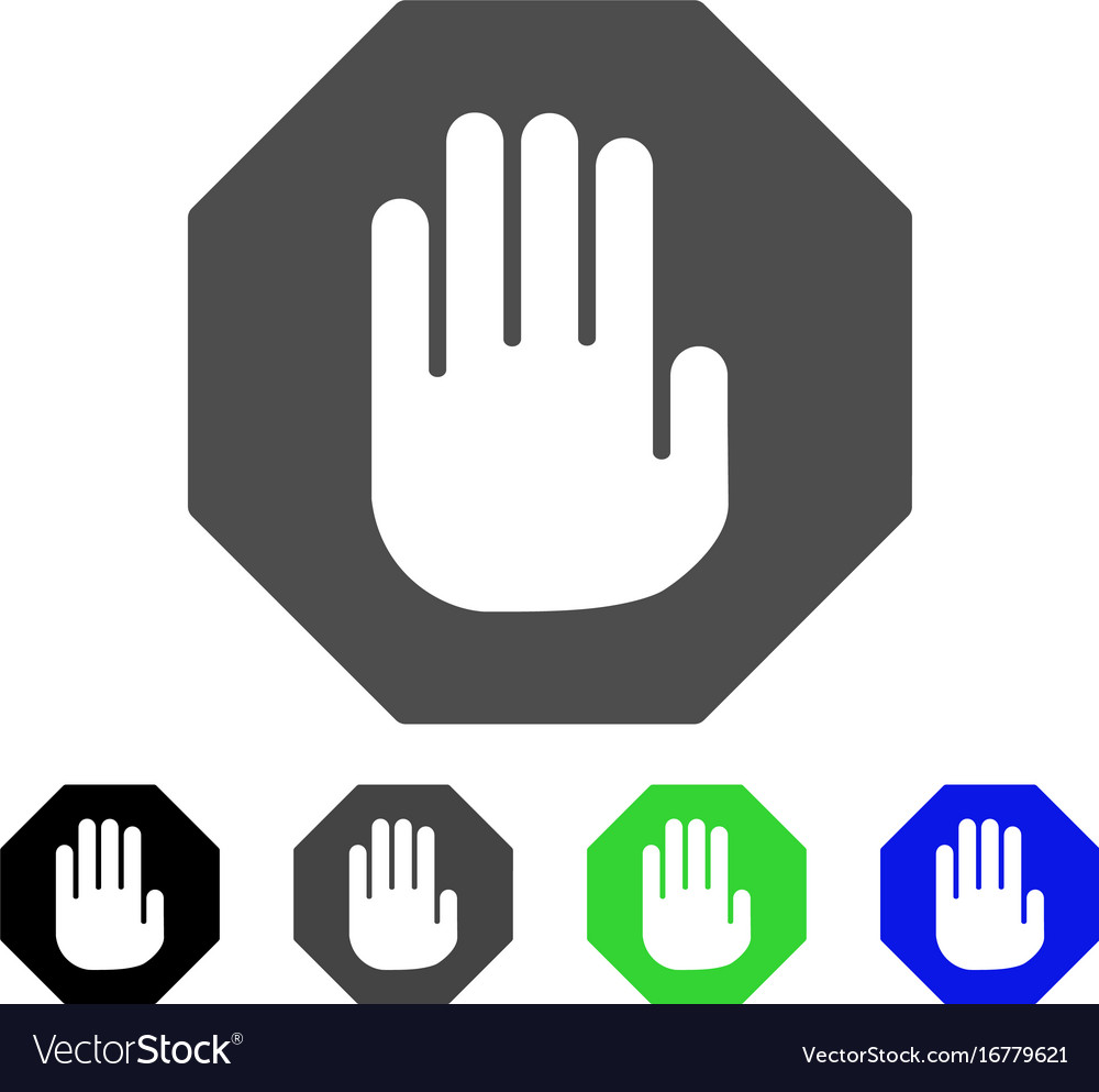 Terminate flat icon Royalty Free Vector Image - VectorStock
