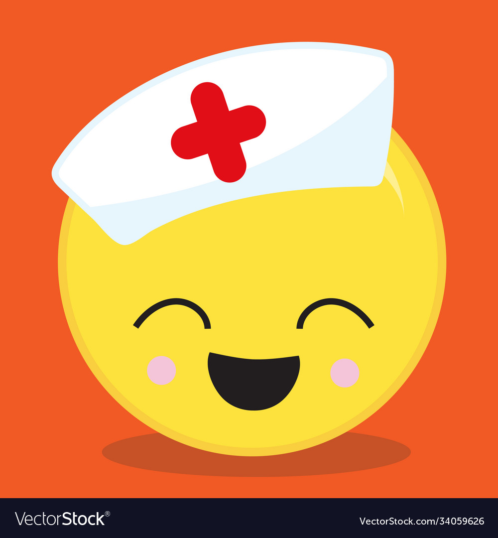Cute Nurse Character Royalty Free Vector Image