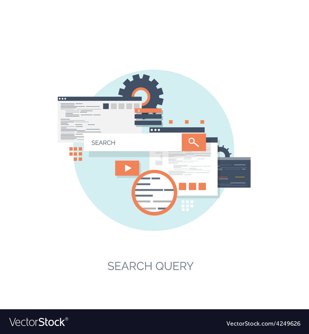 Flat computing background Royalty Free Vector Image