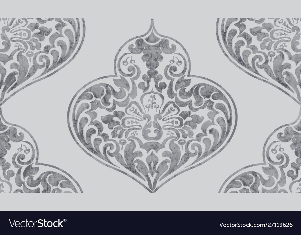 Rococo texture pattern Royalty Free Vector Image