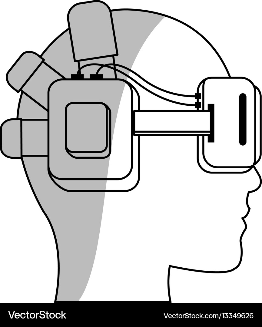 Virtual reality design Royalty Free Vector Image