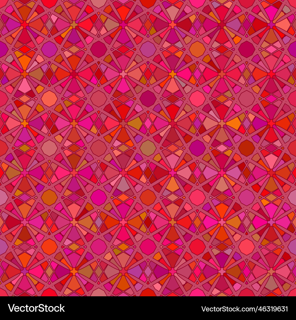Abstract background pink mosaic seamless pattern Vector Image