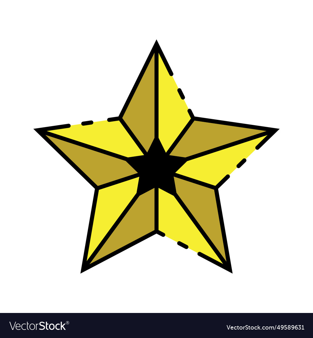 Christmas star icon Royalty Free Vector Image - VectorStock