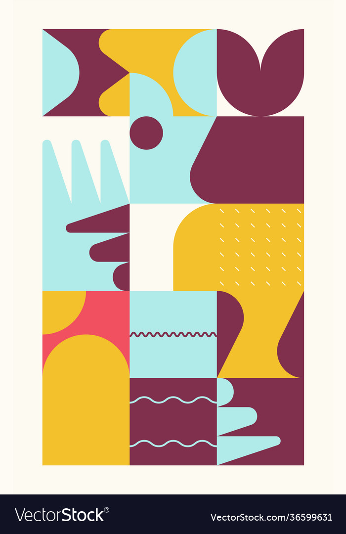 Geometric abstract elements design Royalty Free Vector Image