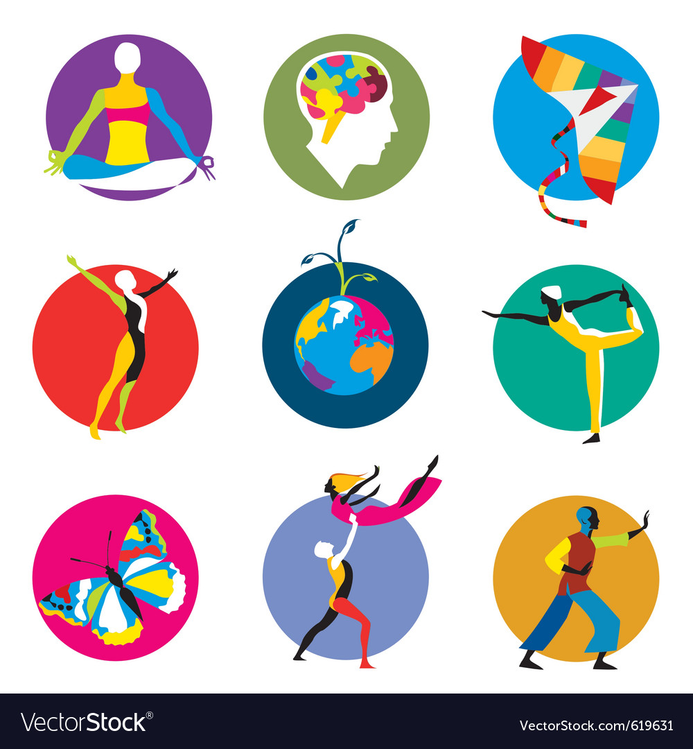 Human development icons Royalty Free Vector Image