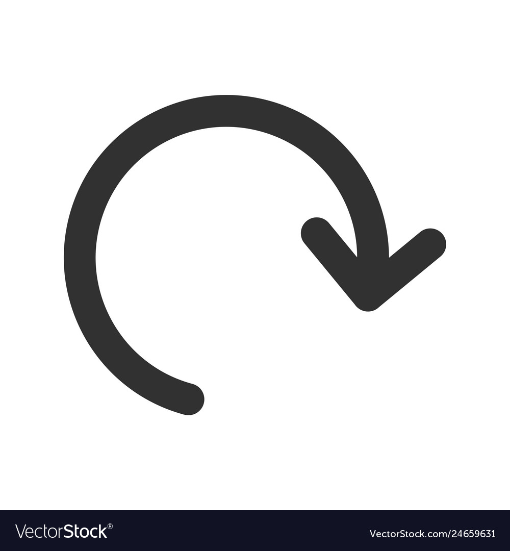 Refresh icon Royalty Free Vector Image - VectorStock