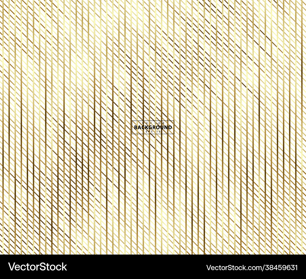 Stripe pattern gold luxury color gold glitter Vector Image