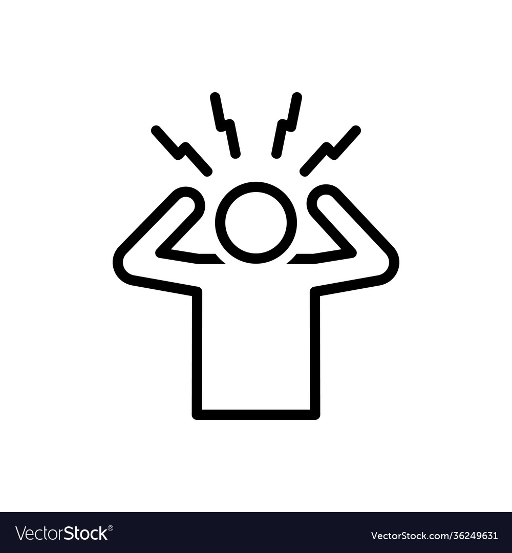 Worried Royalty Free Vector Image - VectorStock