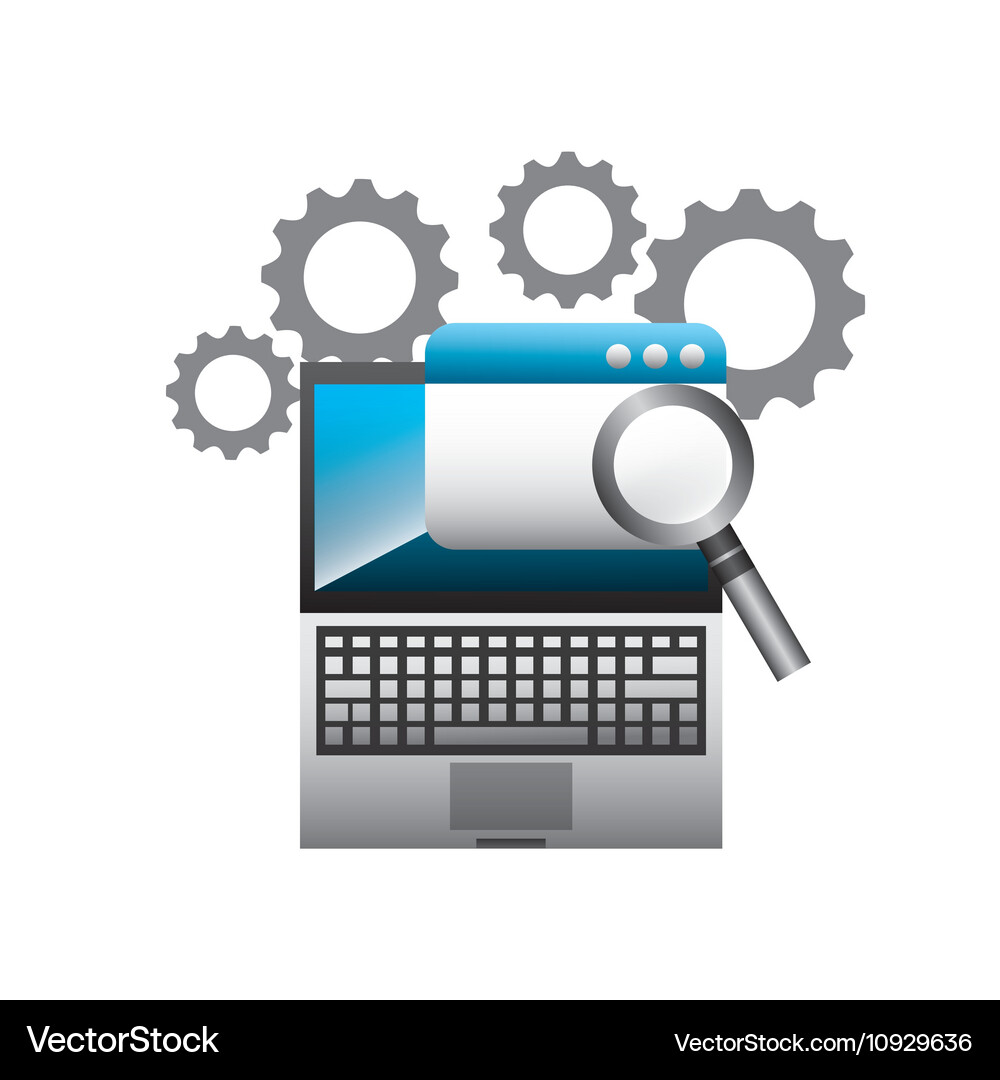 Search engine optimization icons Royalty Free Vector Image