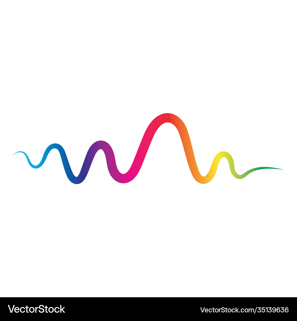 Sound waves Royalty Free Vector Image - VectorStock