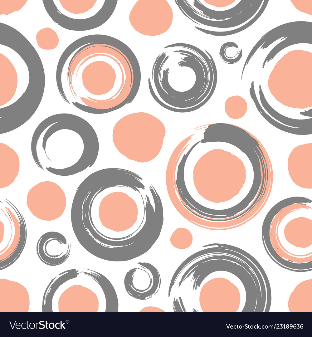 Stylish pattern with circles Royalty Free Vector Image