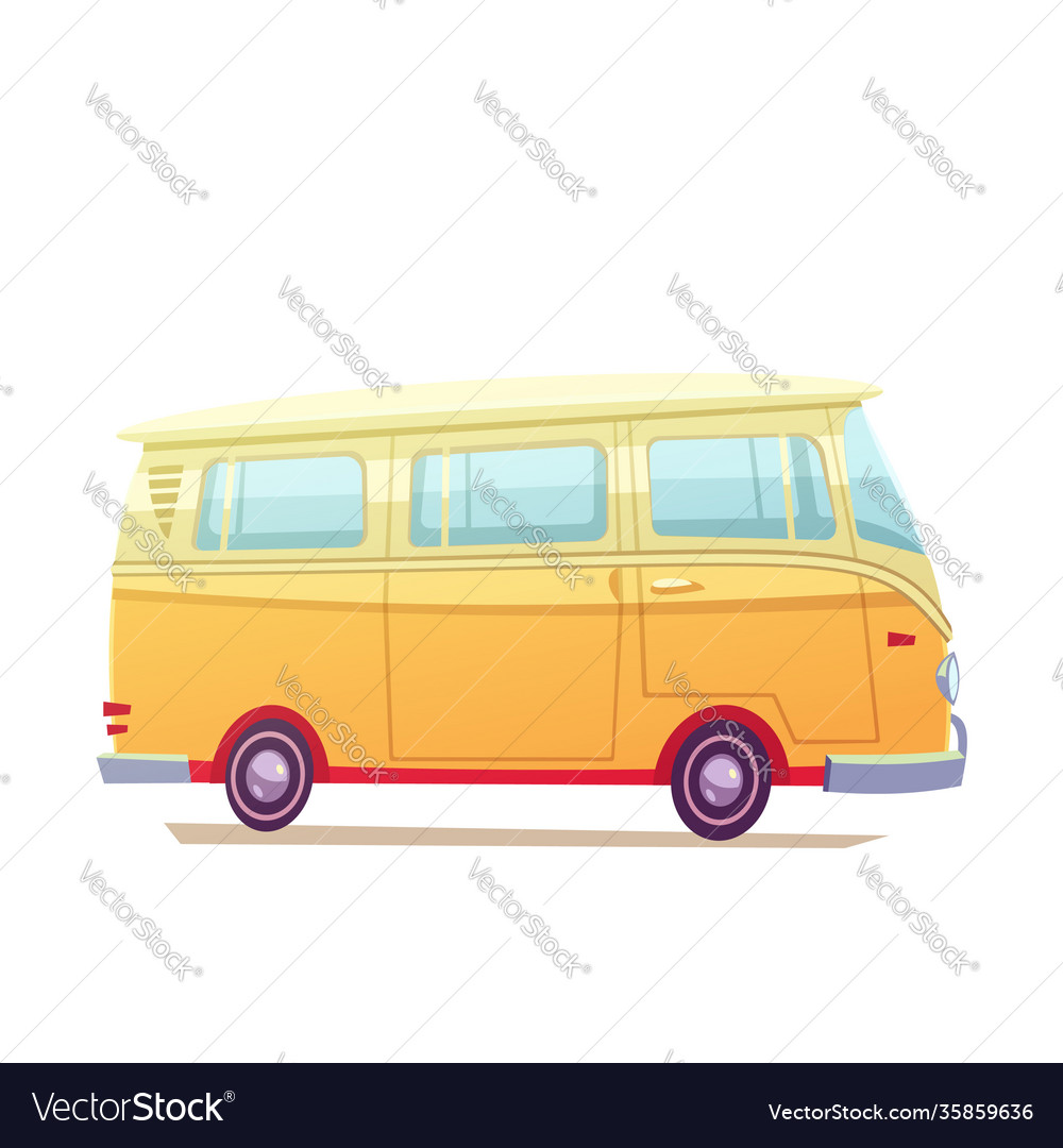 Surf bus Royalty Free Vector Image - VectorStock