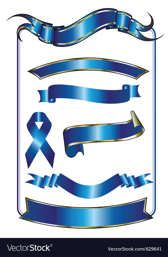 Ribbons Royalty Free Vector Image - VectorStock