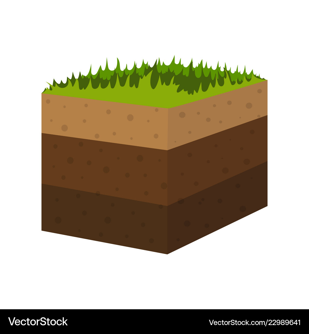 Soil Layers Illustration Royalty Free Vector Image