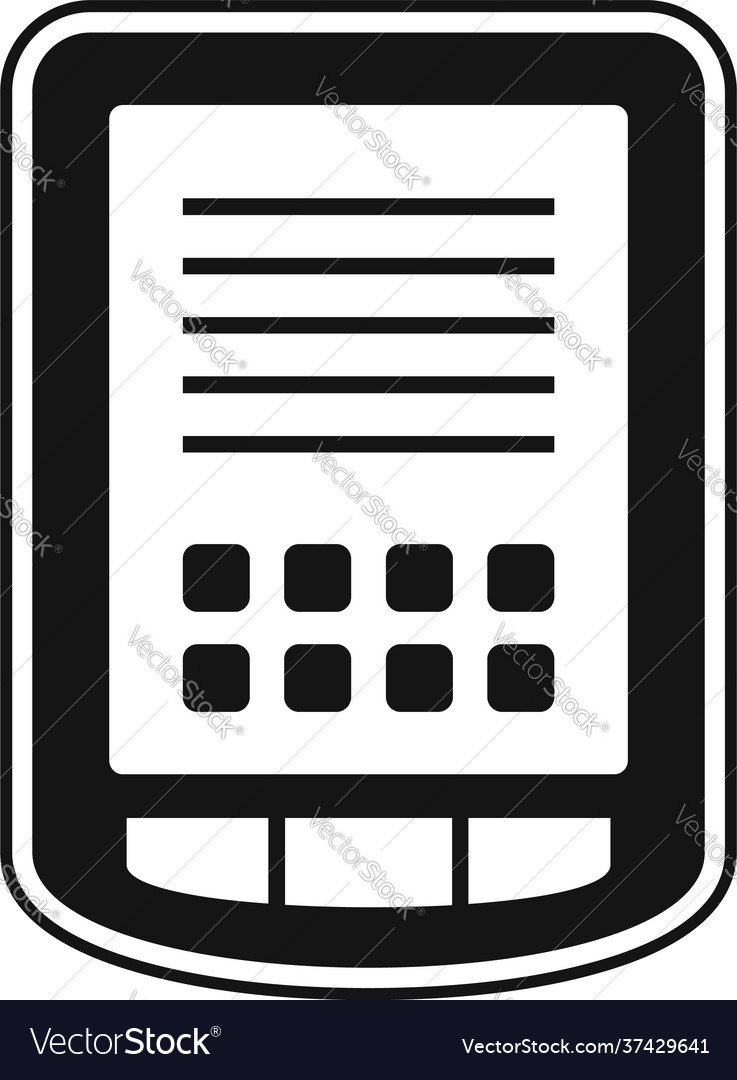 Tablet operating system icon simple style Vector Image