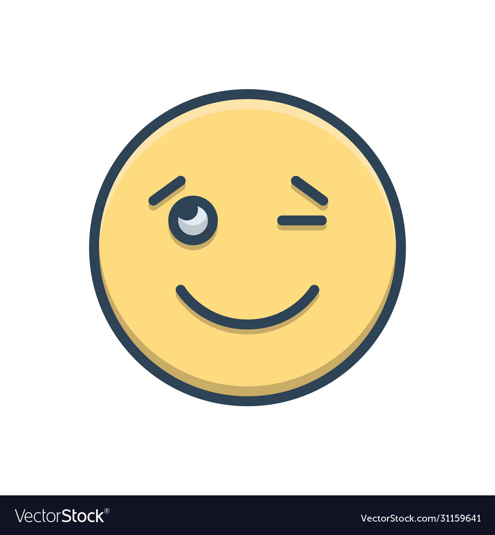 Wink Royalty Free Vector Image - VectorStock