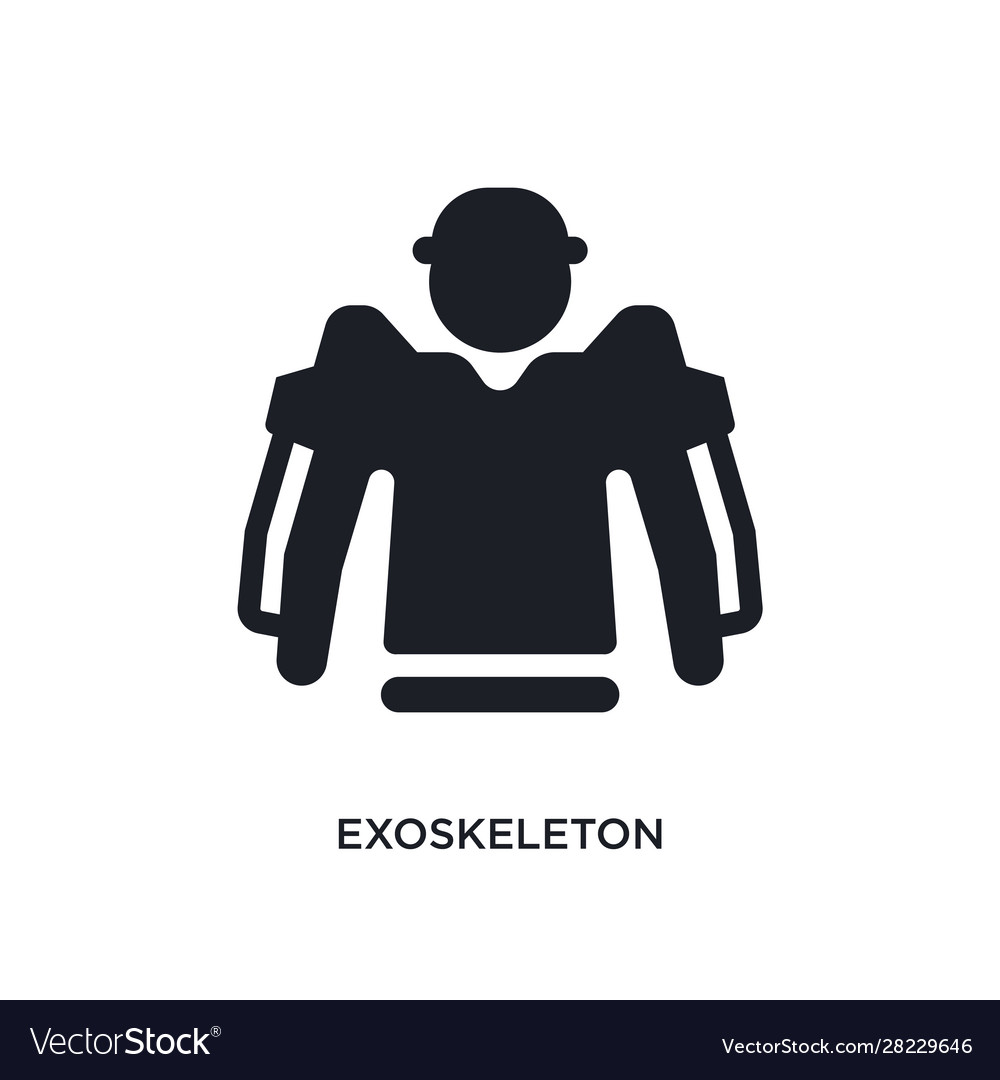 Exoskeleton isolated icon simple element from Vector Image