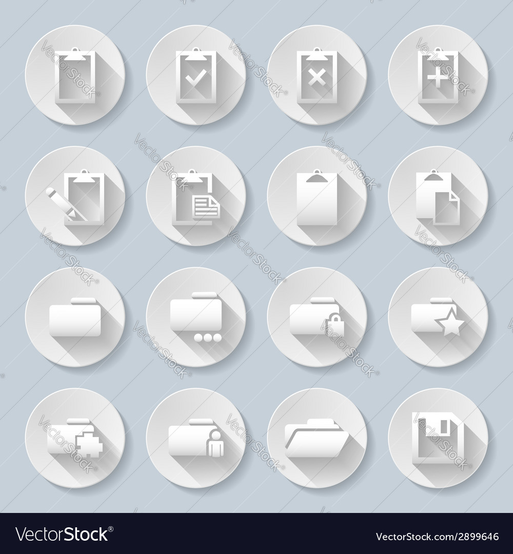 Folders Royalty Free Vector Image - VectorStock