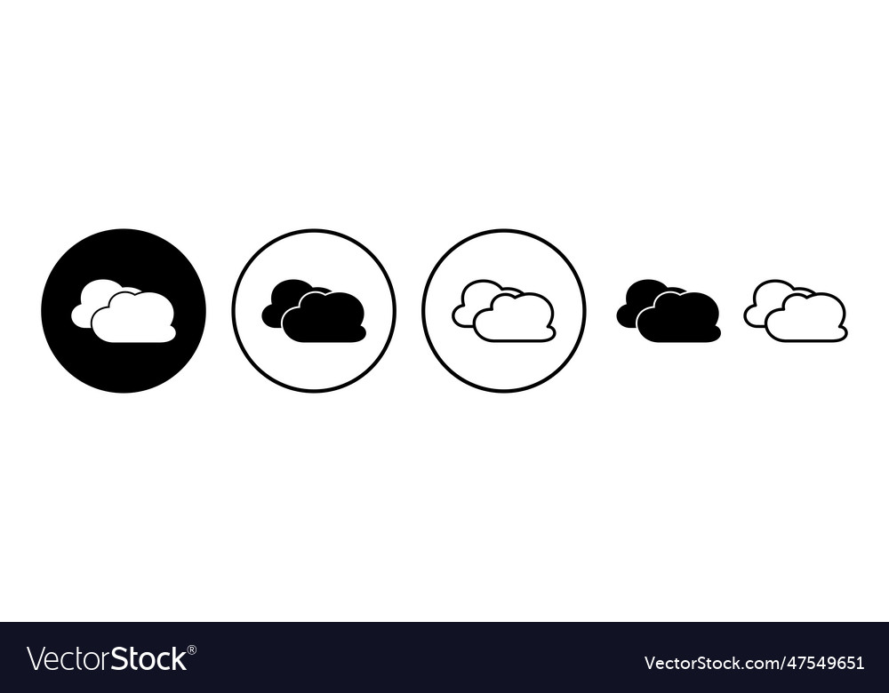 Cloud icon data services Royalty Free Vector Image
