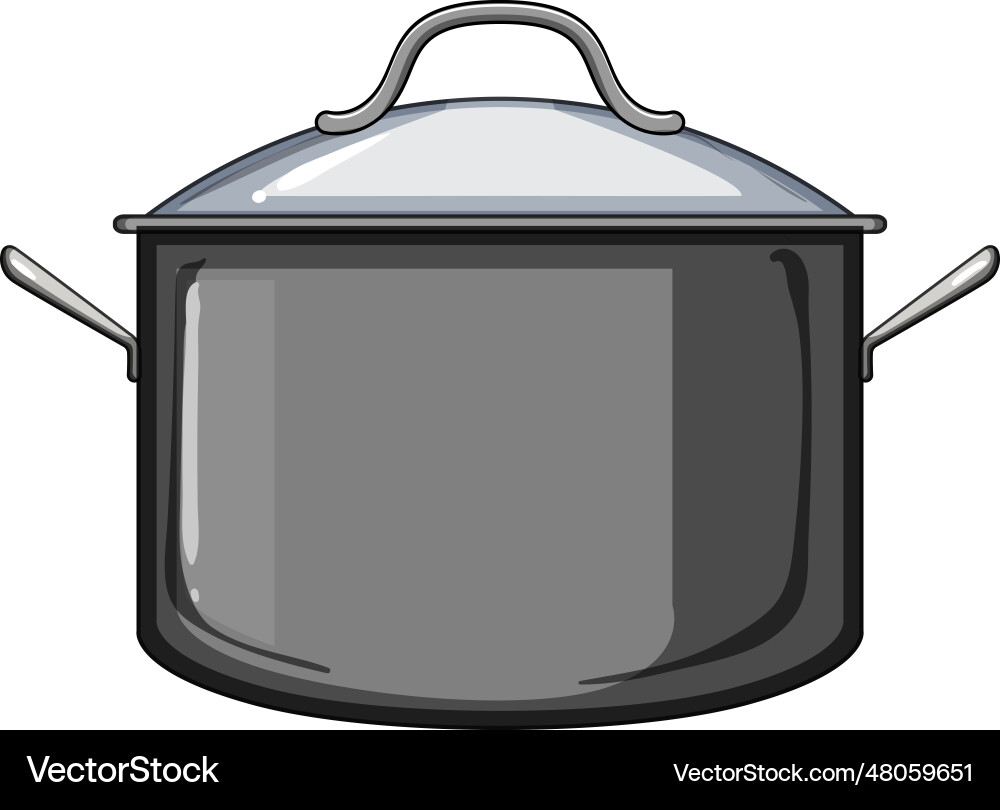 Cooking sauce pan cartoon Royalty Free Vector Image