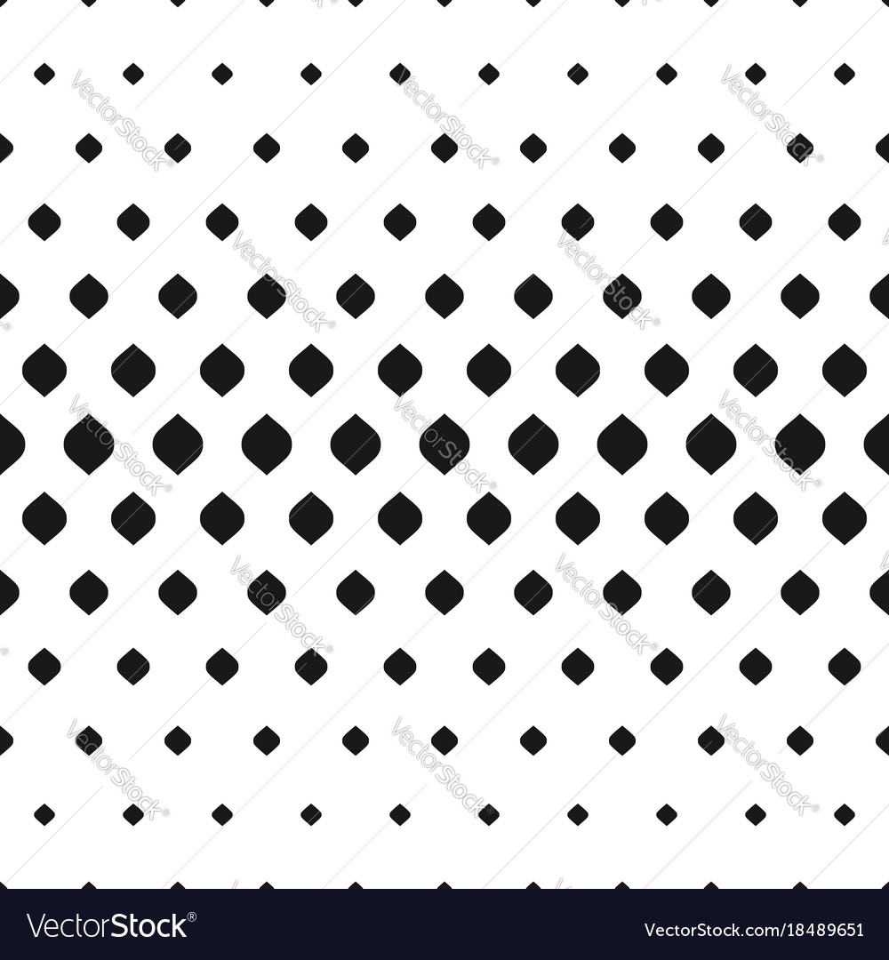 Geometric seamless pattern halftone effect Vector Image