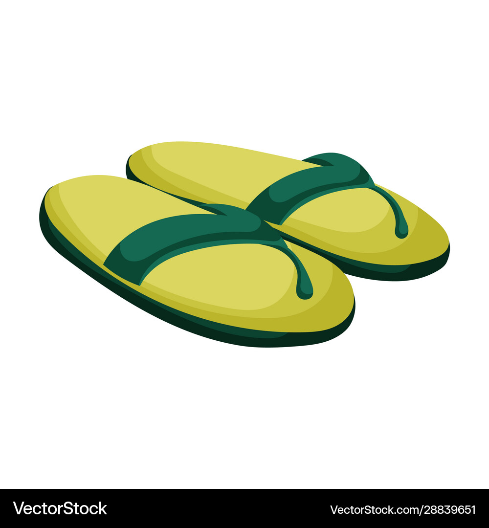 Sandal iconcartoon icon isolated Royalty Free Vector Image