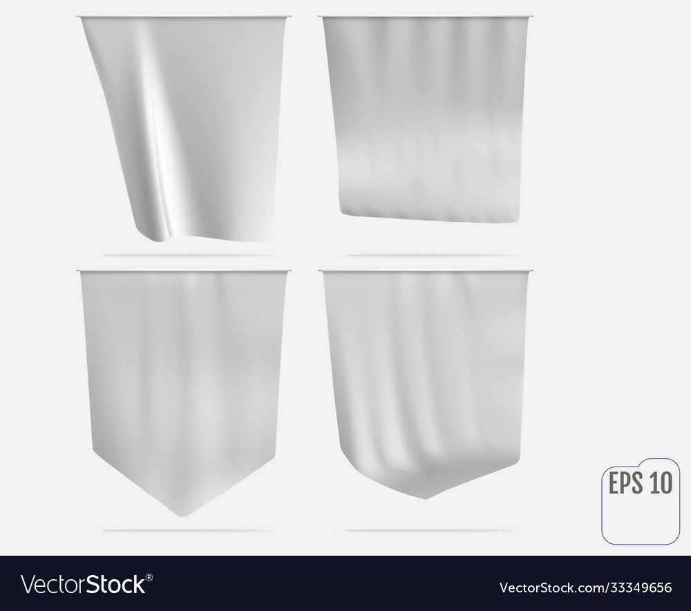 Flag or pennant mockup Royalty Free Vector Image